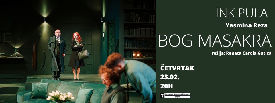 Predstava "Bog masakra" gostuje u Zadru - Zadarski list