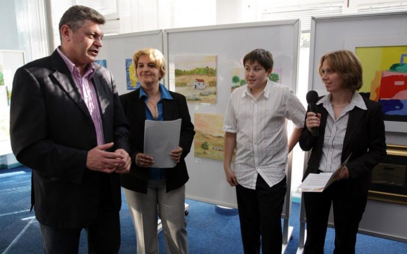 Izložba 13-godišnjeg Nikole Kneževića - Zadarski list