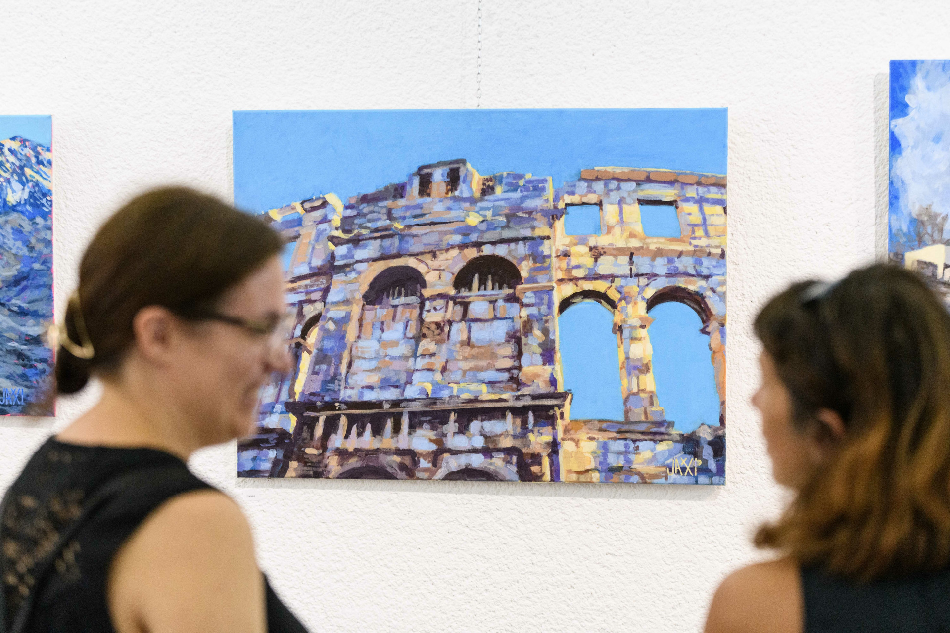 U Znanstvenoj knjižnici Zadar otvorena izložba zadarske umjetnice Ane ...