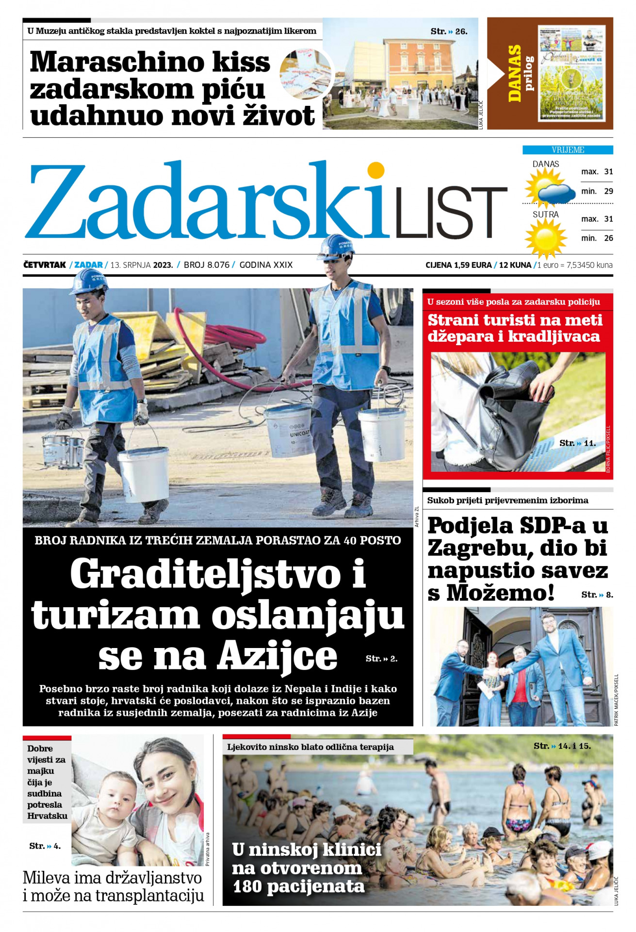 Cijena zdravlja - Zadarski list