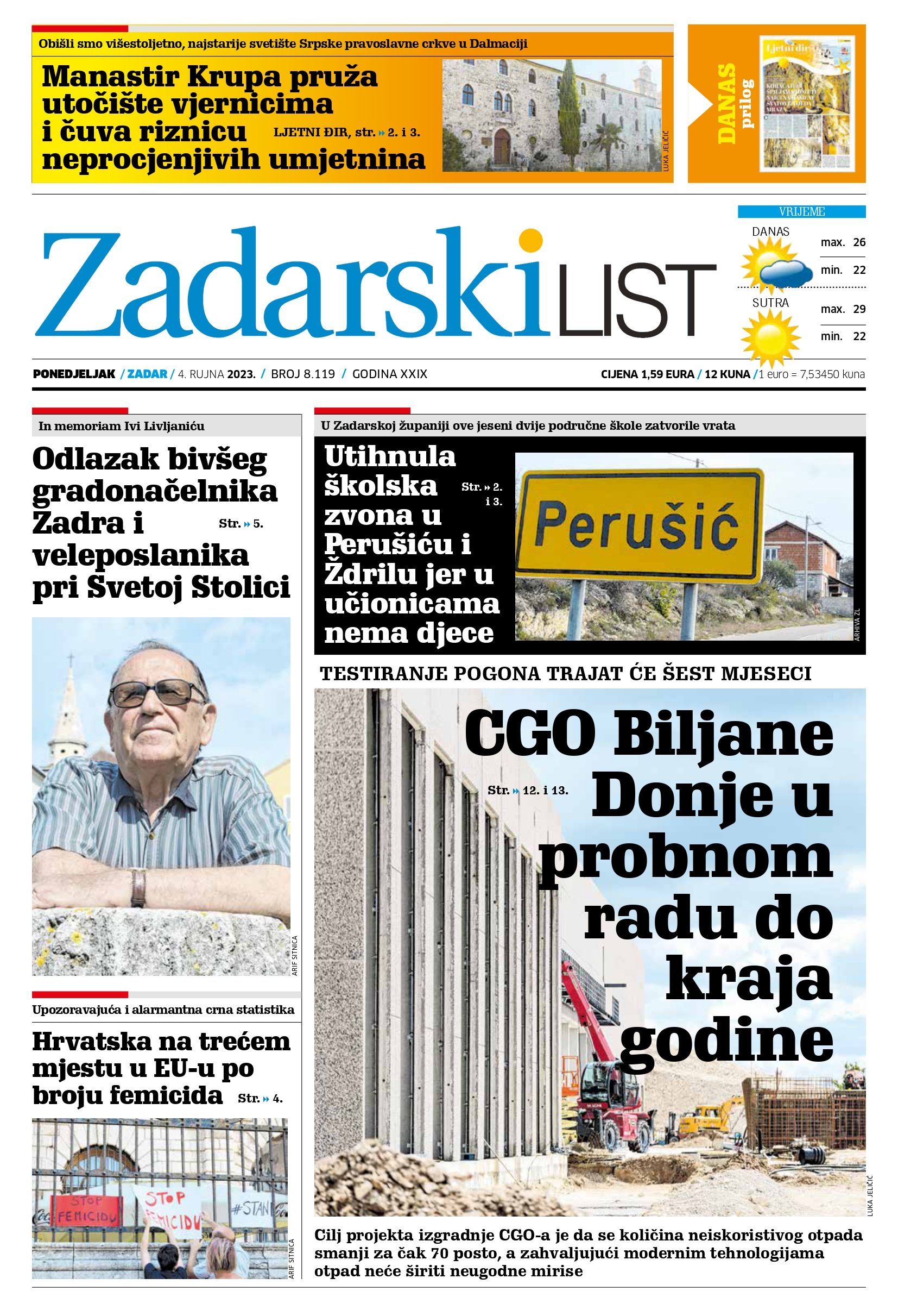 prvi dan škole Archives - Zadarski list