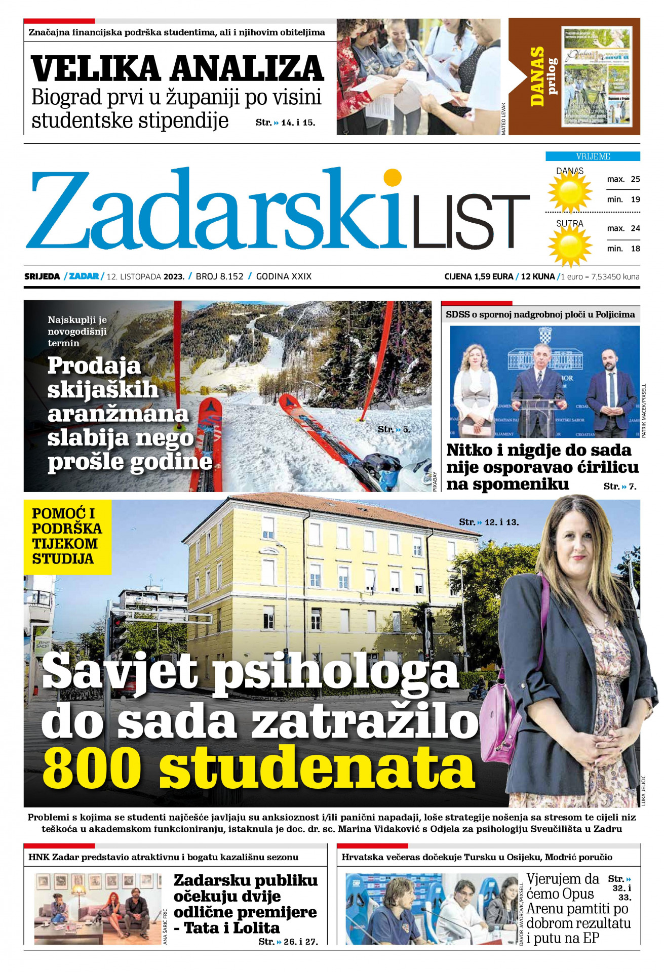 GRAFIT NA MORNARICI - Zadarski list