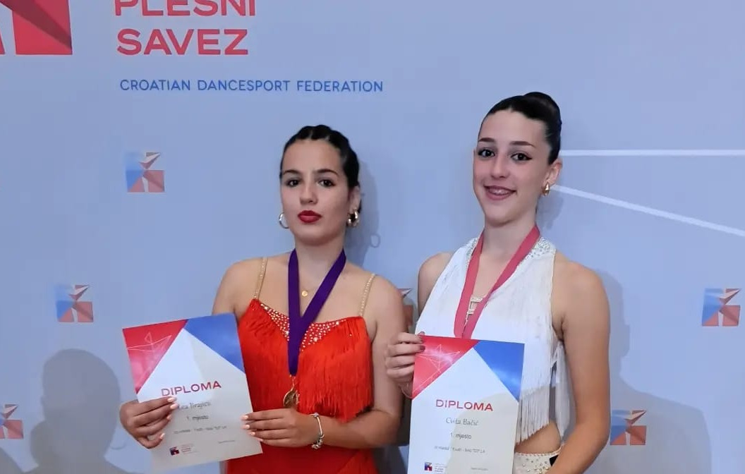Cvita Bačić i Lea Brajica briljirale na bodovnom turniru u latinsko ...