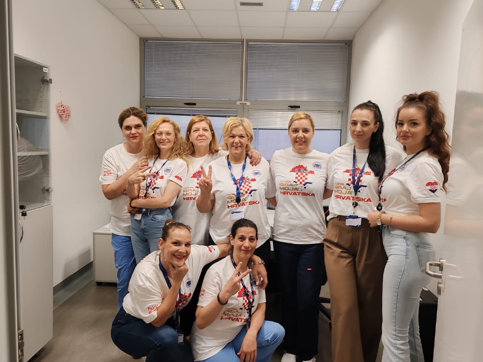 Podršku Vatrenima dali i medicinari iz OB Zadar - Zadarski list