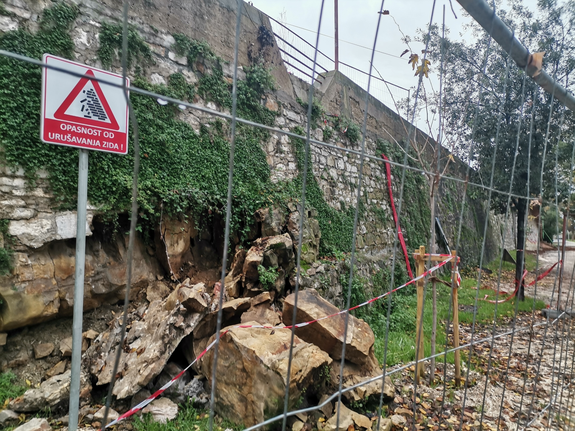 U planu je sanacija starog potpornog zida na Kolovarama - Zadarski list