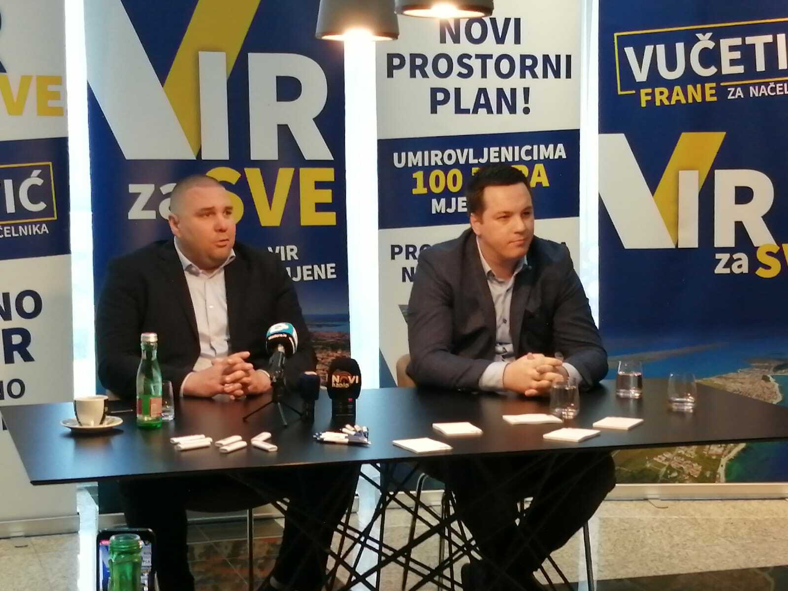 Predstavljena koalicijska lista za virsko Vijeće, Frane Vučetić ...