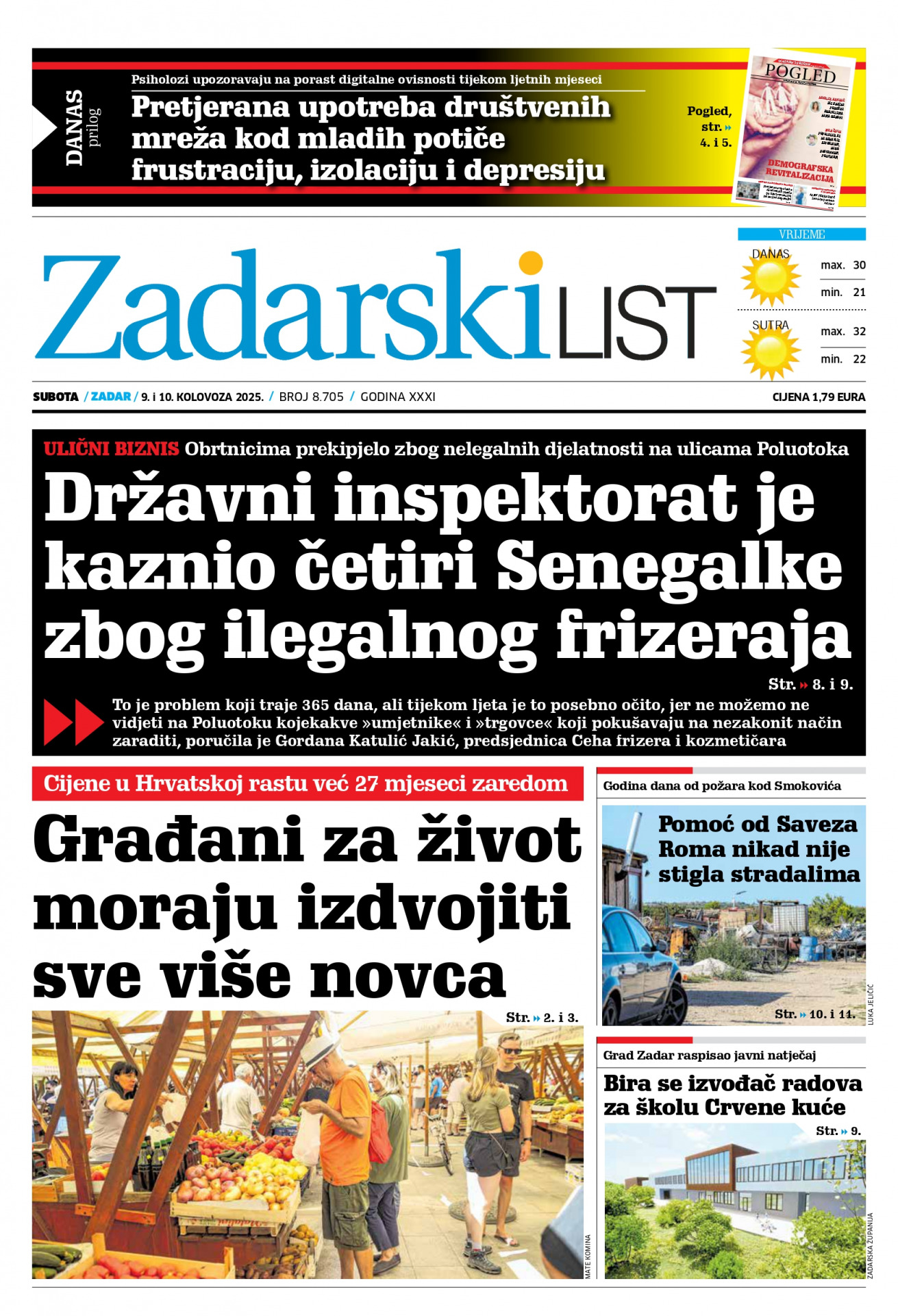 Osmrtnice - Zadarski list