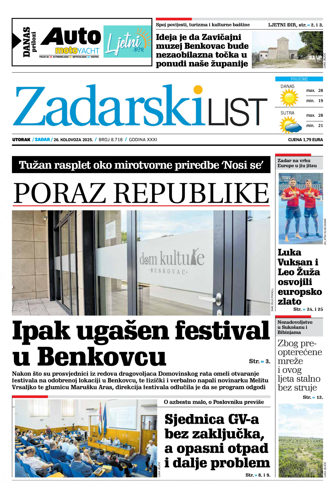 Osmrtnice - Zadarski list