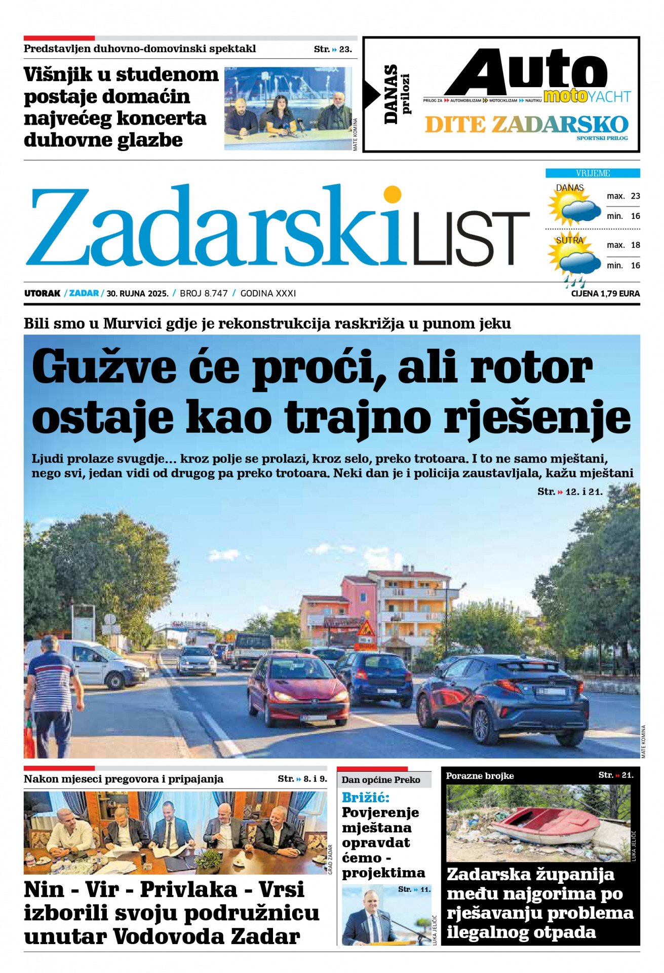 Najnovije - Zadarski list