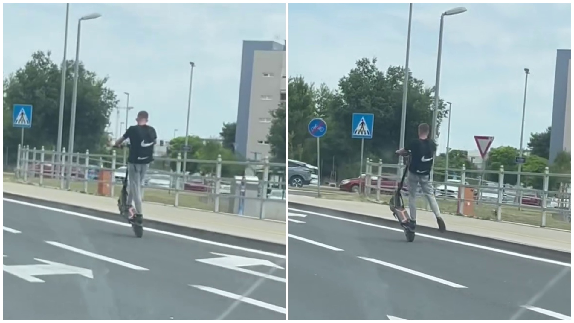[VIDEO] Snimka mladića koji vozi romobil na Bulevaru šokirala Zadrane ...
